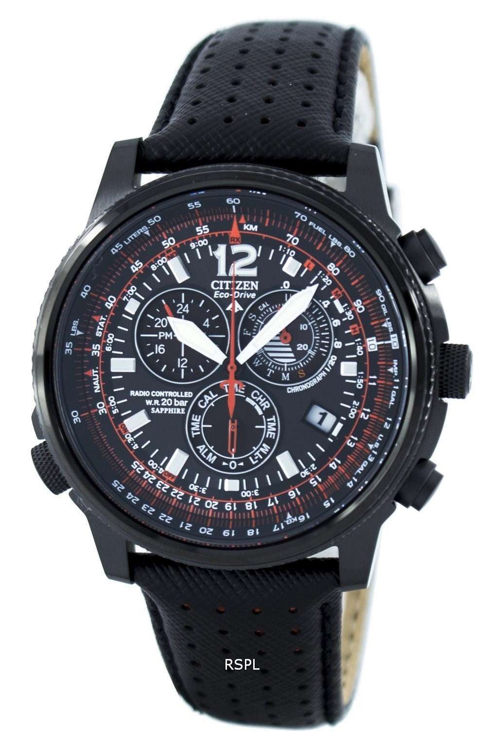 Citizen Promaster Sky Pilot Eco-Drive Radio Controlled Chronograph ...