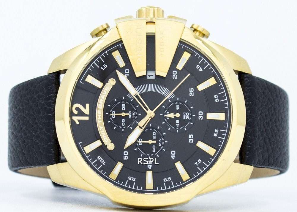 Diesel Mega Chief Chronograph Quartz DZ4344 Men's Watch - Zetamarket