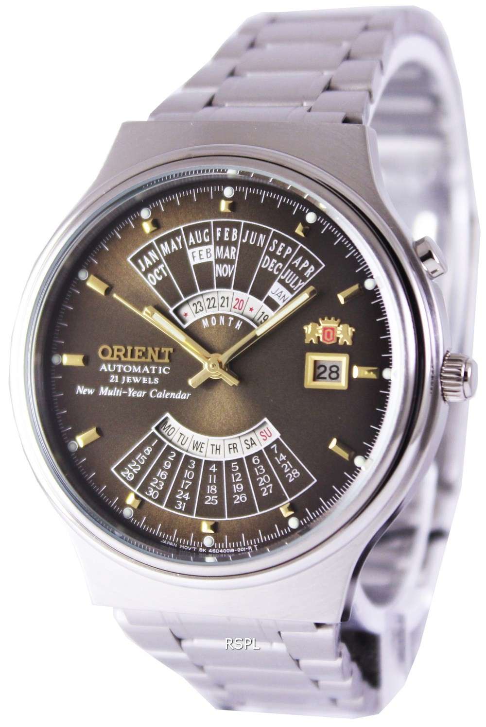 Orient Automatic 21 Jewels Multi Year Calendar FEU00002TW Men's Watch ...
