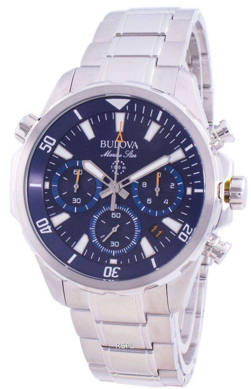 Bulova Marine Star 96B256 Quartz Chronograph Men's Watch - Zetamarket