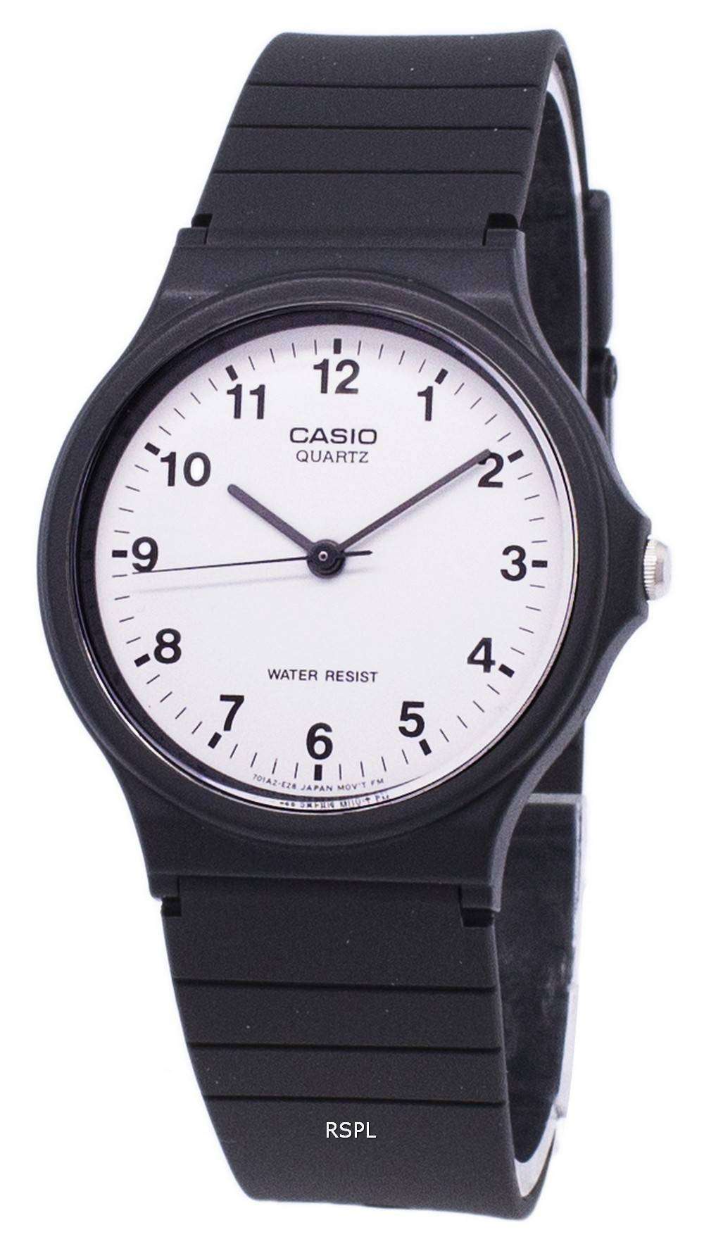 Casio Classic Analog Quartz White Dial MQ-24-7BLDF MQ-24-7BL Men's Watch - Zetamarket