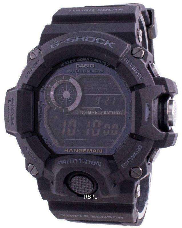 Casio G-Shock Rangeman Black Out Solar Powered GW-9400-1B GW9400-1B 200M Men's Watch - Zetamarket