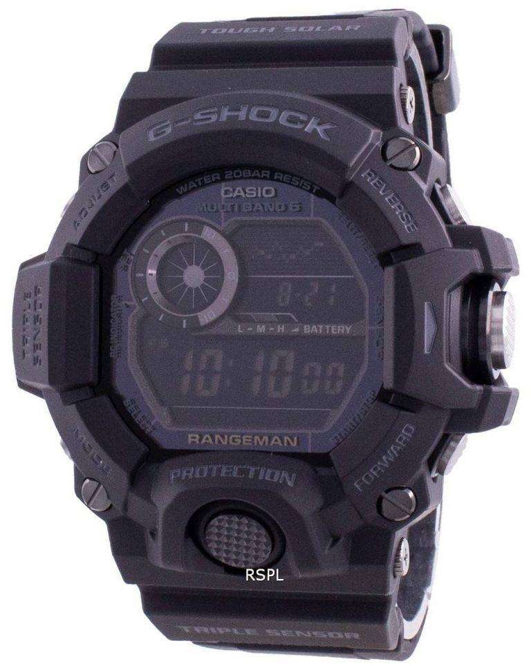 Casio G-Shock Rangeman Black Out Solar Powered GW-9400-1B GW9400-1B 200M Men's Watch - Zetamarket