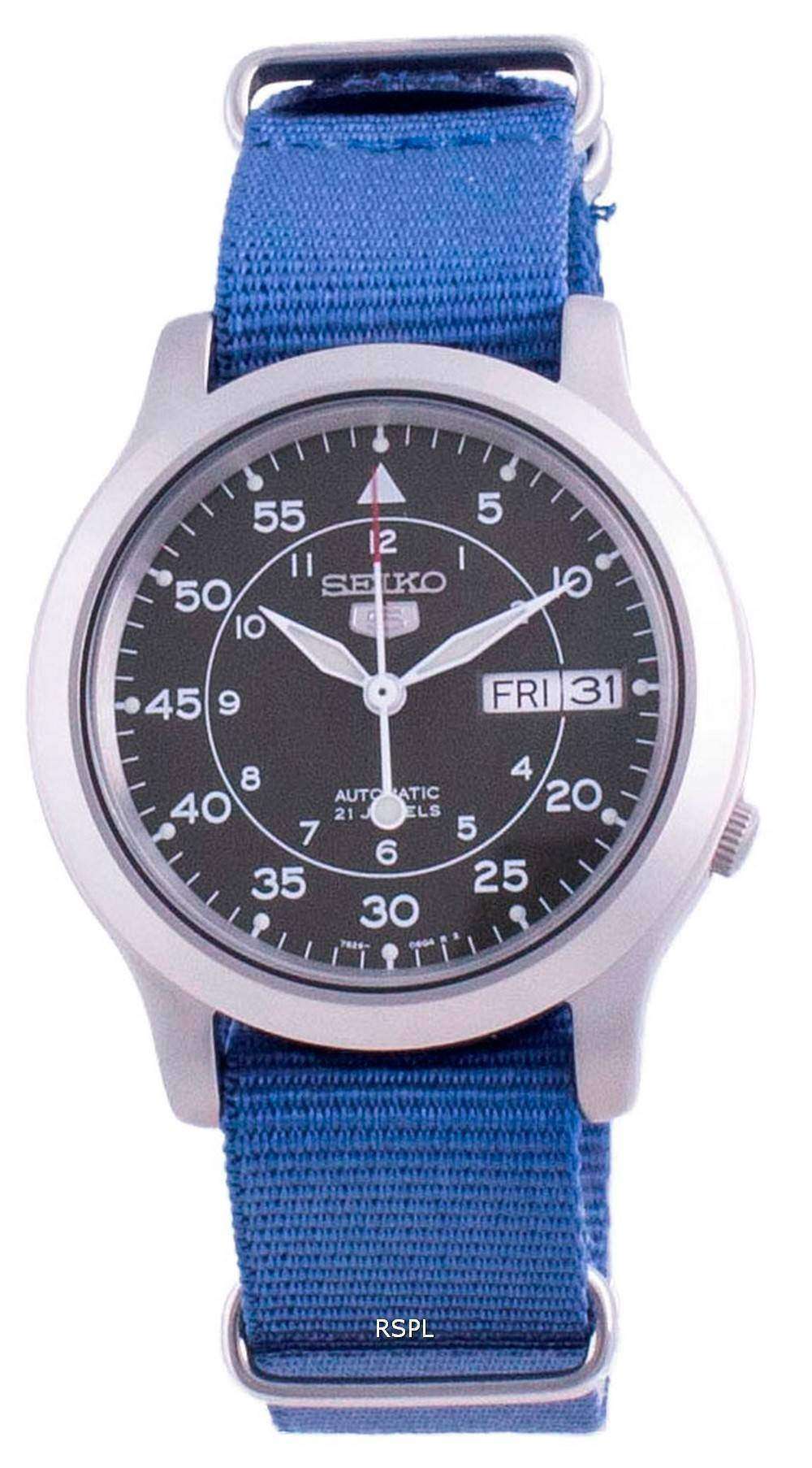 Seiko 5 Military SNK805K2-var-NATOS11 Automatic Nylon Strap Men's Watch ...