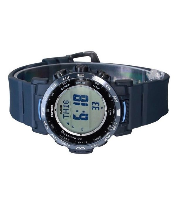 Casio ProTrek Climber Line Digital Blue Bio Based Resin Tough Solar PRW ...